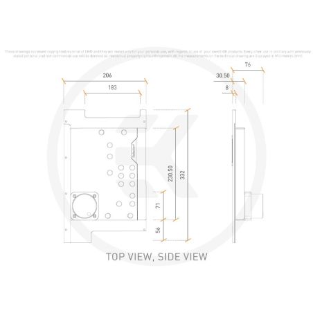 EK-Quantum Reflection² PC-O11D Mini D5 PWM D-RGB - Distro Plate pour ...